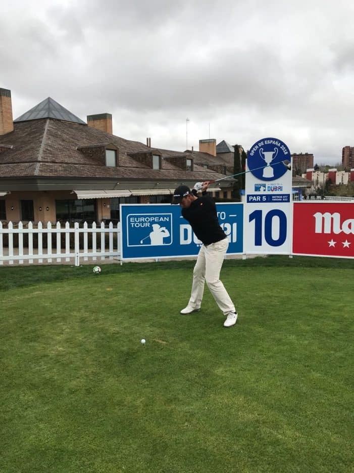 Víctor Pastor debuting in the European Tour, at the Spanish Open ...